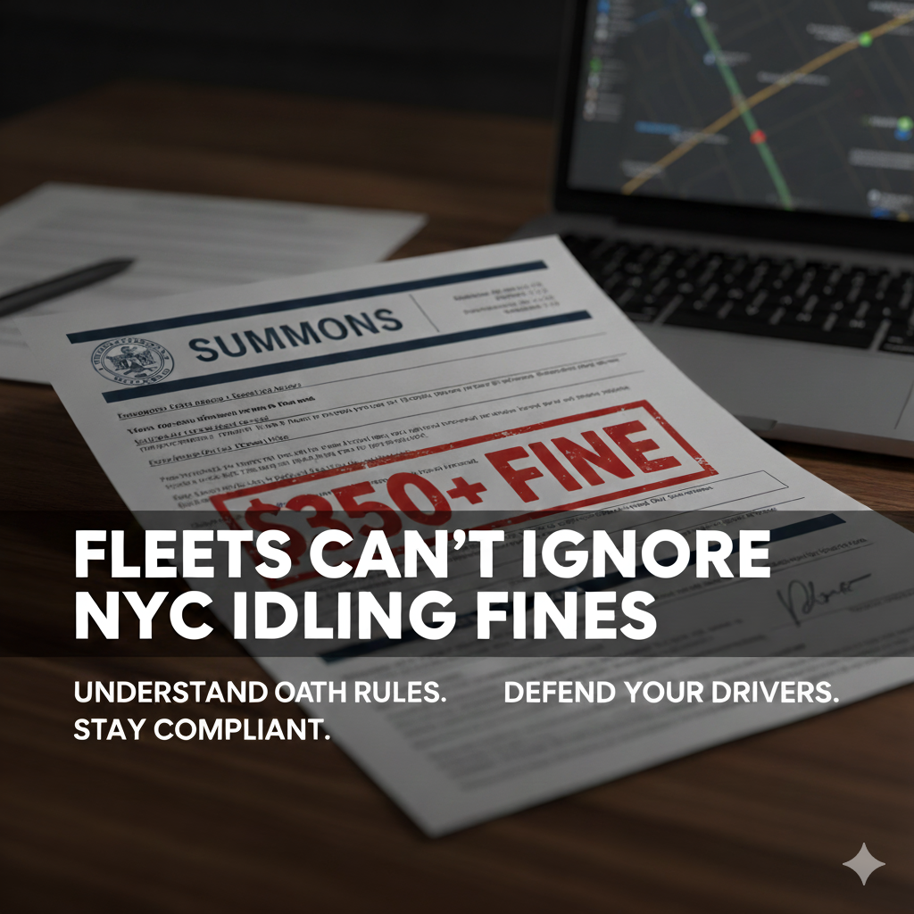 NYC Idling Ticket: What to Do Next